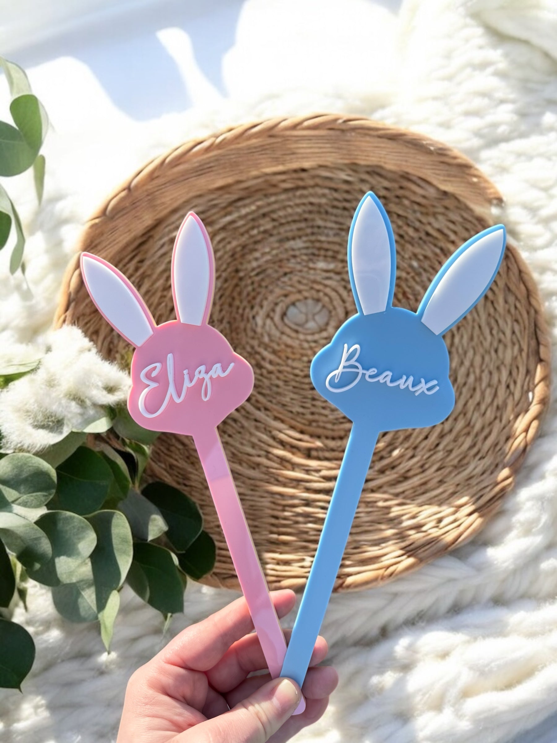Acrylic Bunny Wand