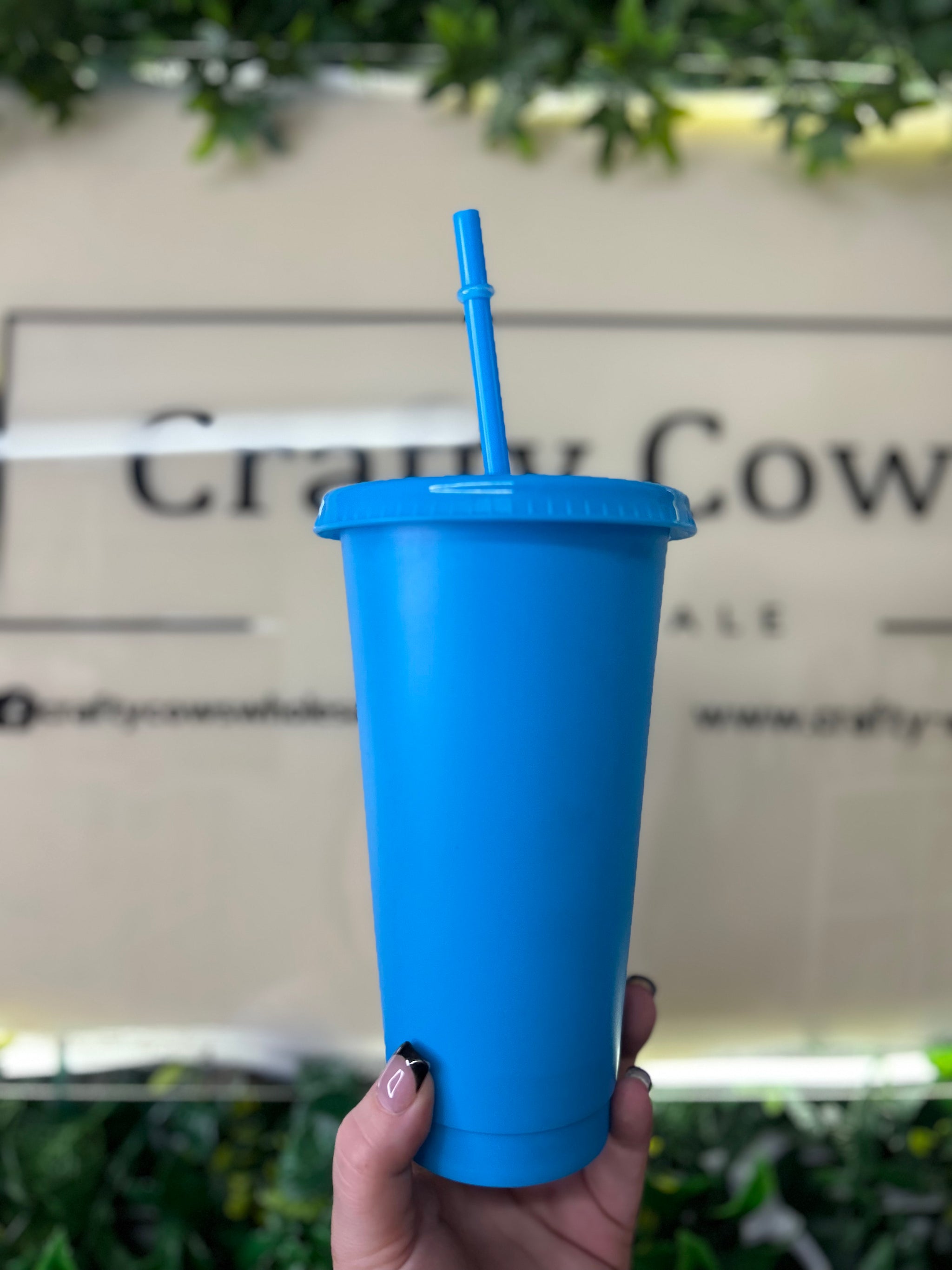24 oz Cold Cup - Blue